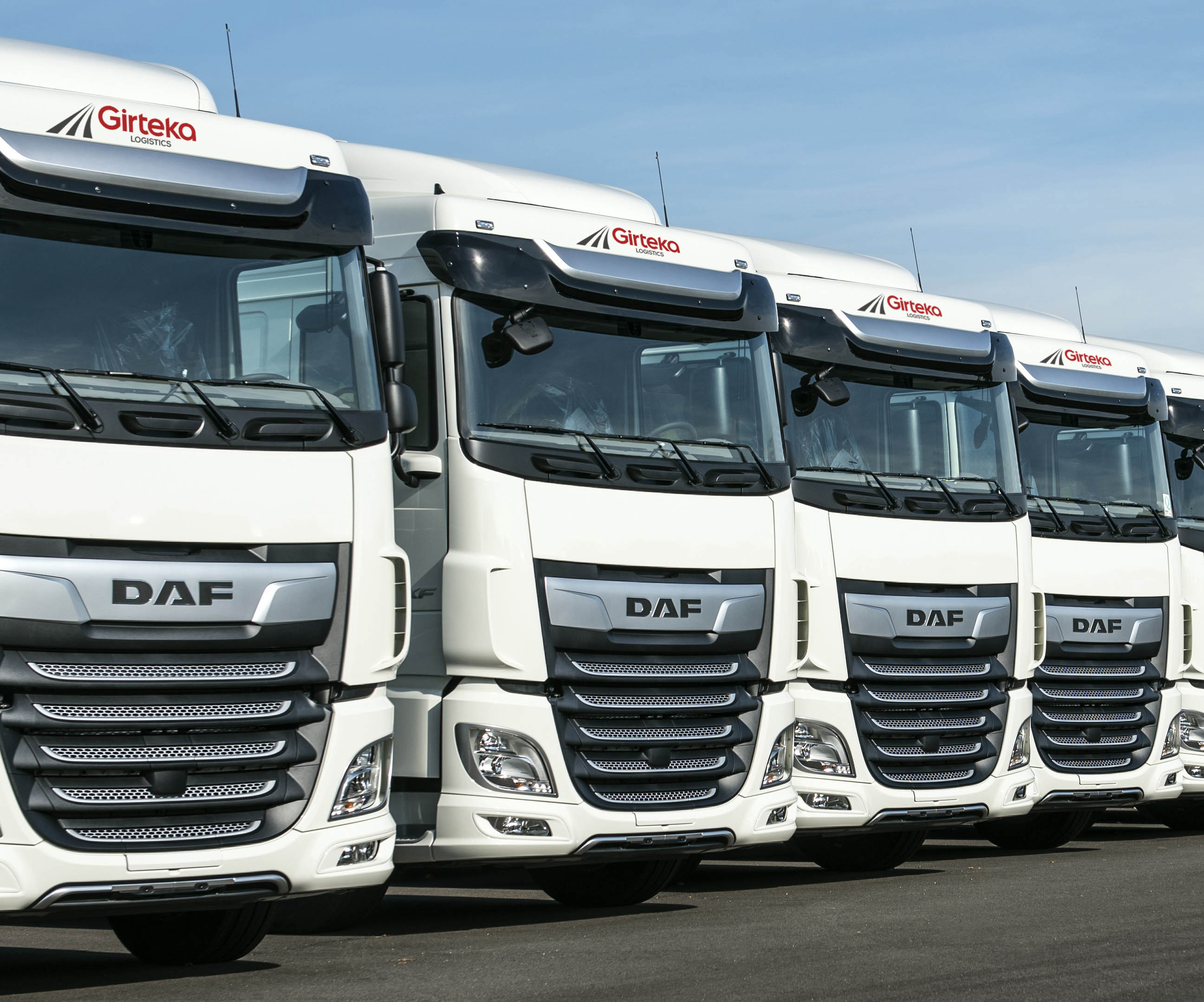 1500 DAF trucks voor Girteka