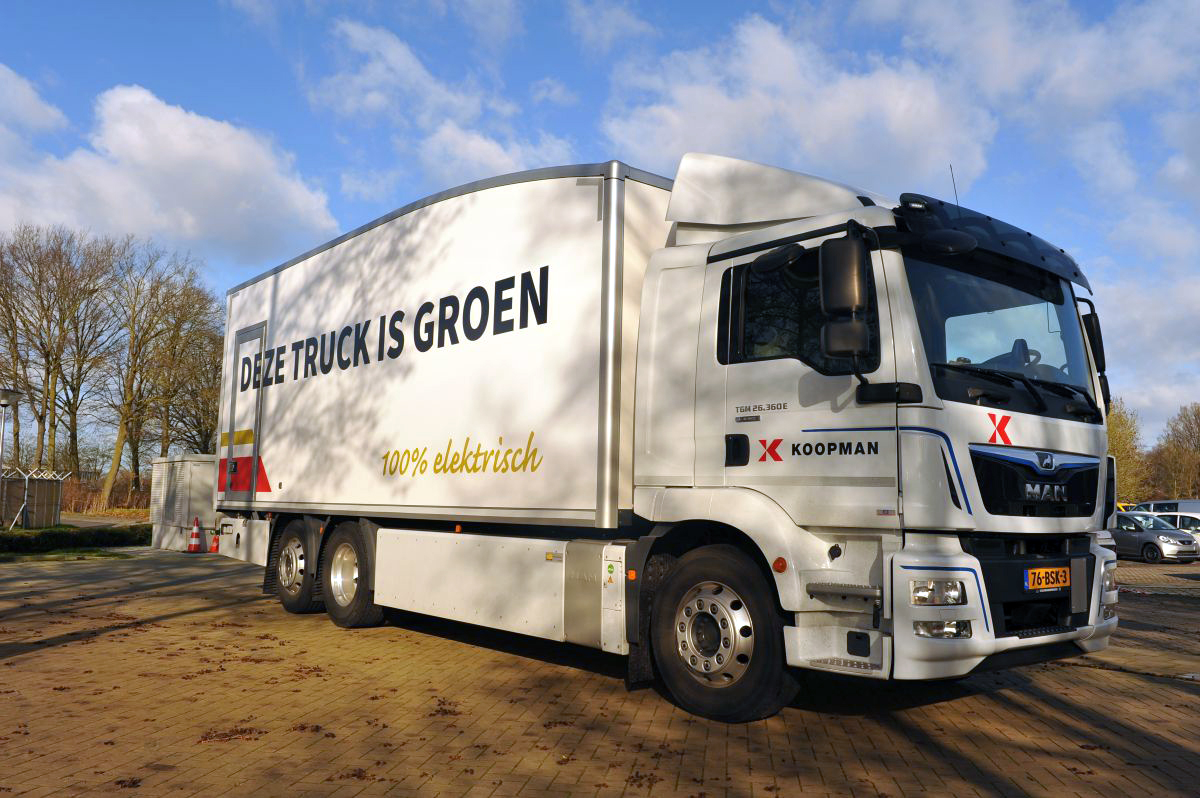 Autonome VDL truck zonder cabine voor Aviko