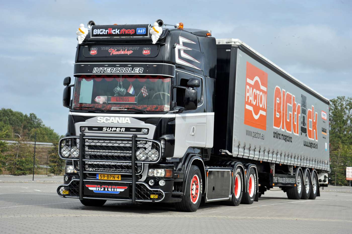 Pre order nu voor WSI model van onze Scania met Pacton trailer