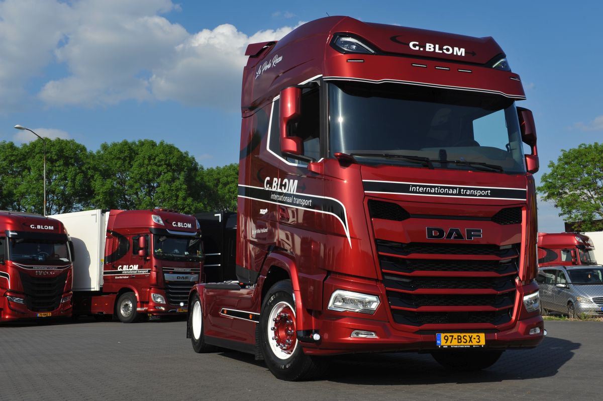 DAF XG+ La Perla Rossa de weg op voor G. Blom