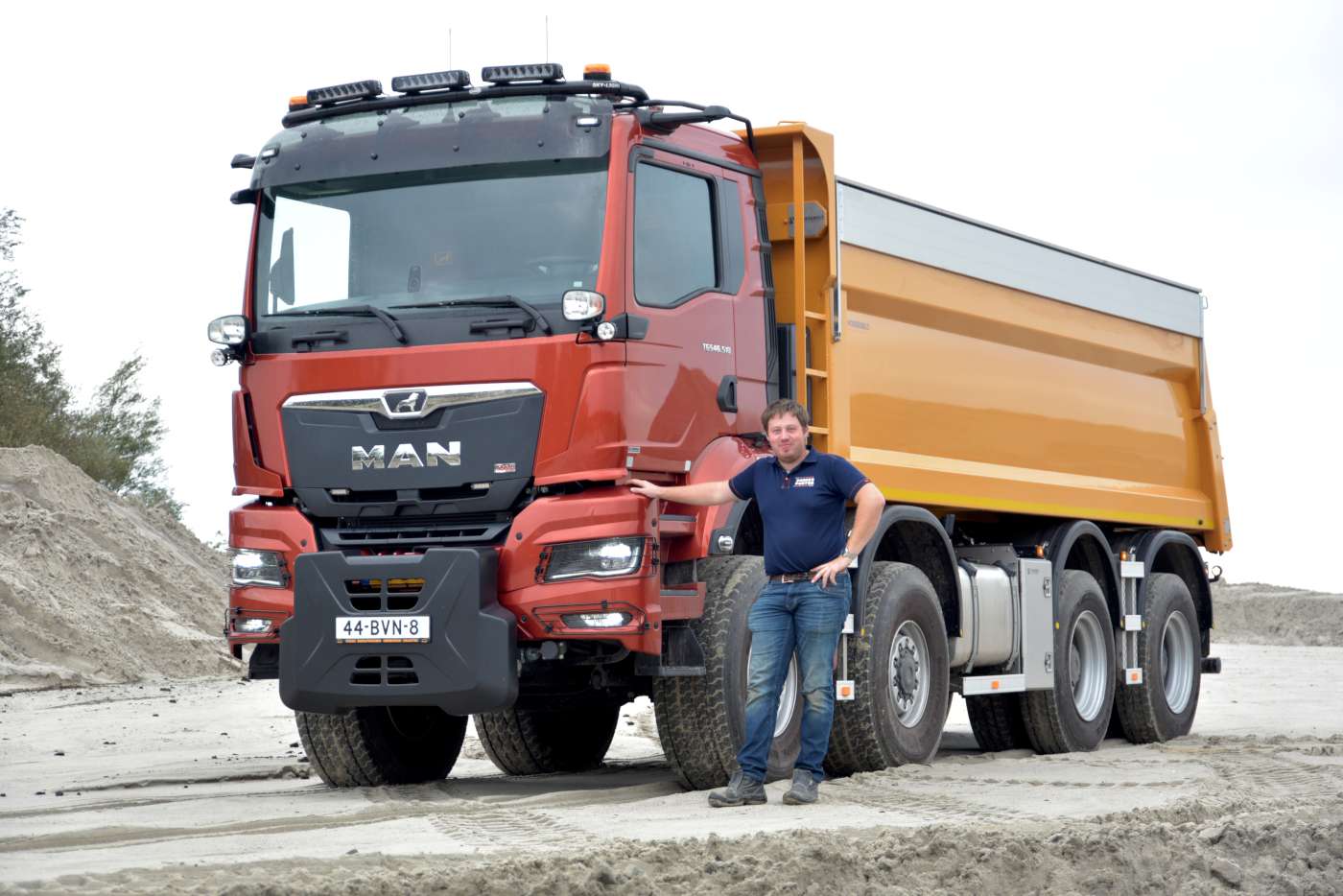 MAN TGS 8x8 WS voor Jannes Punter Grondwerk