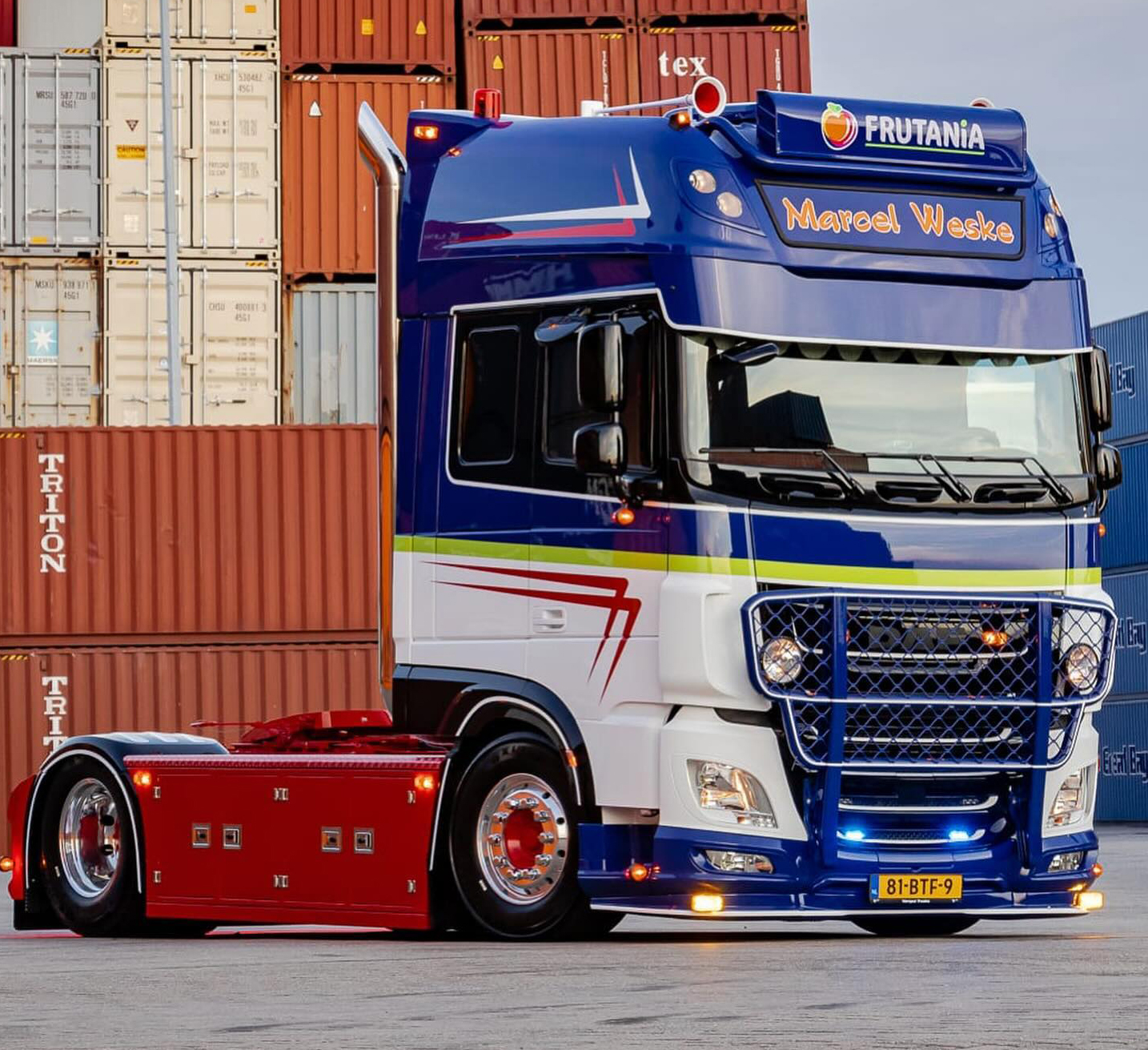 DAF XF met handbak voor Marcel Weske
