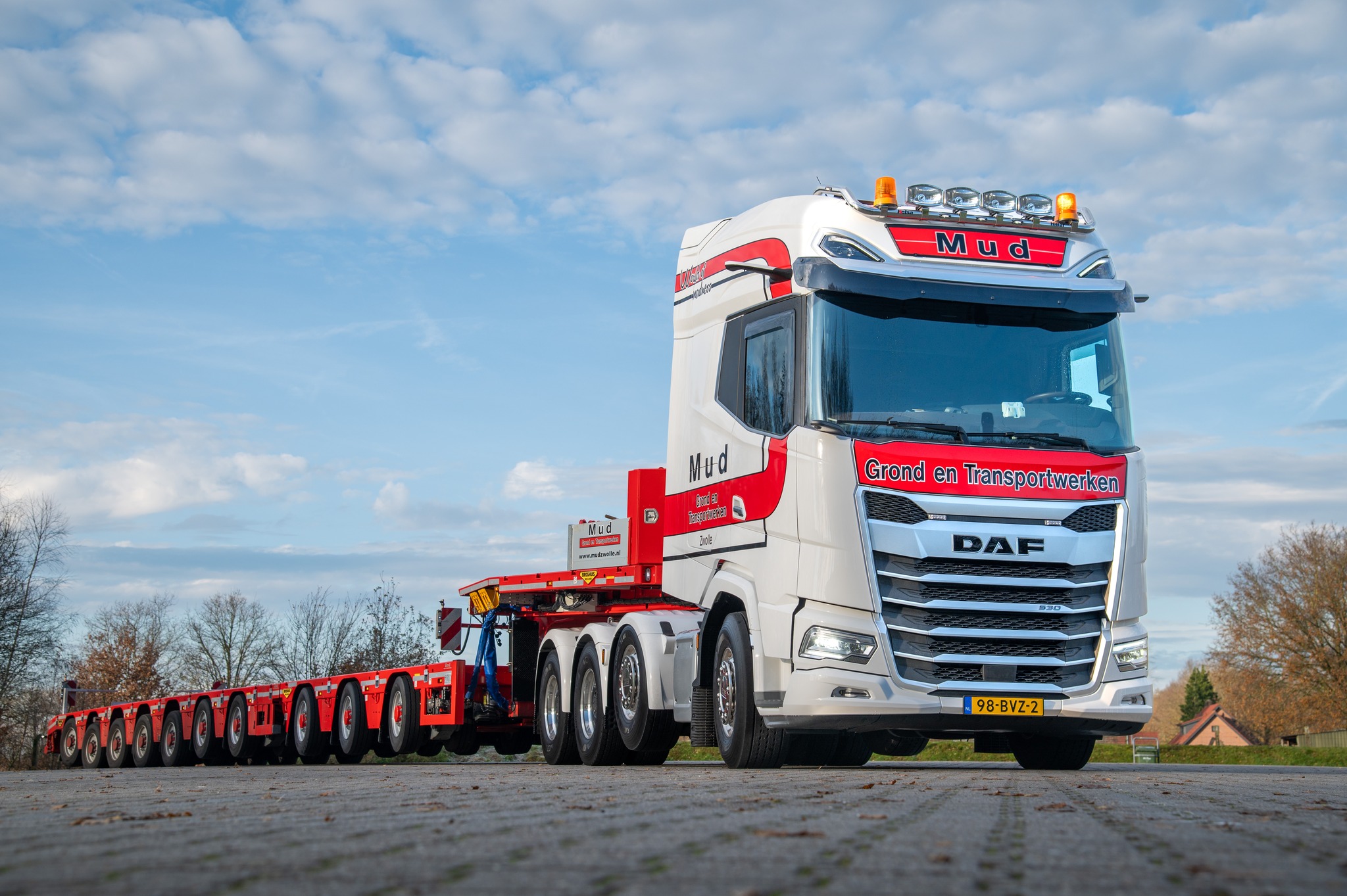 DAF XG+ 530 FTM voor Mud Transport