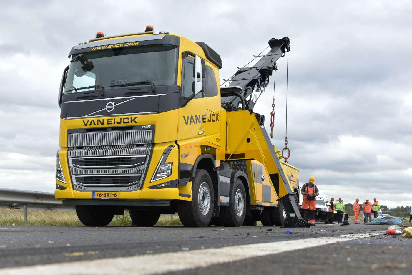 De FH16 650 van Van Eijck in actie!
