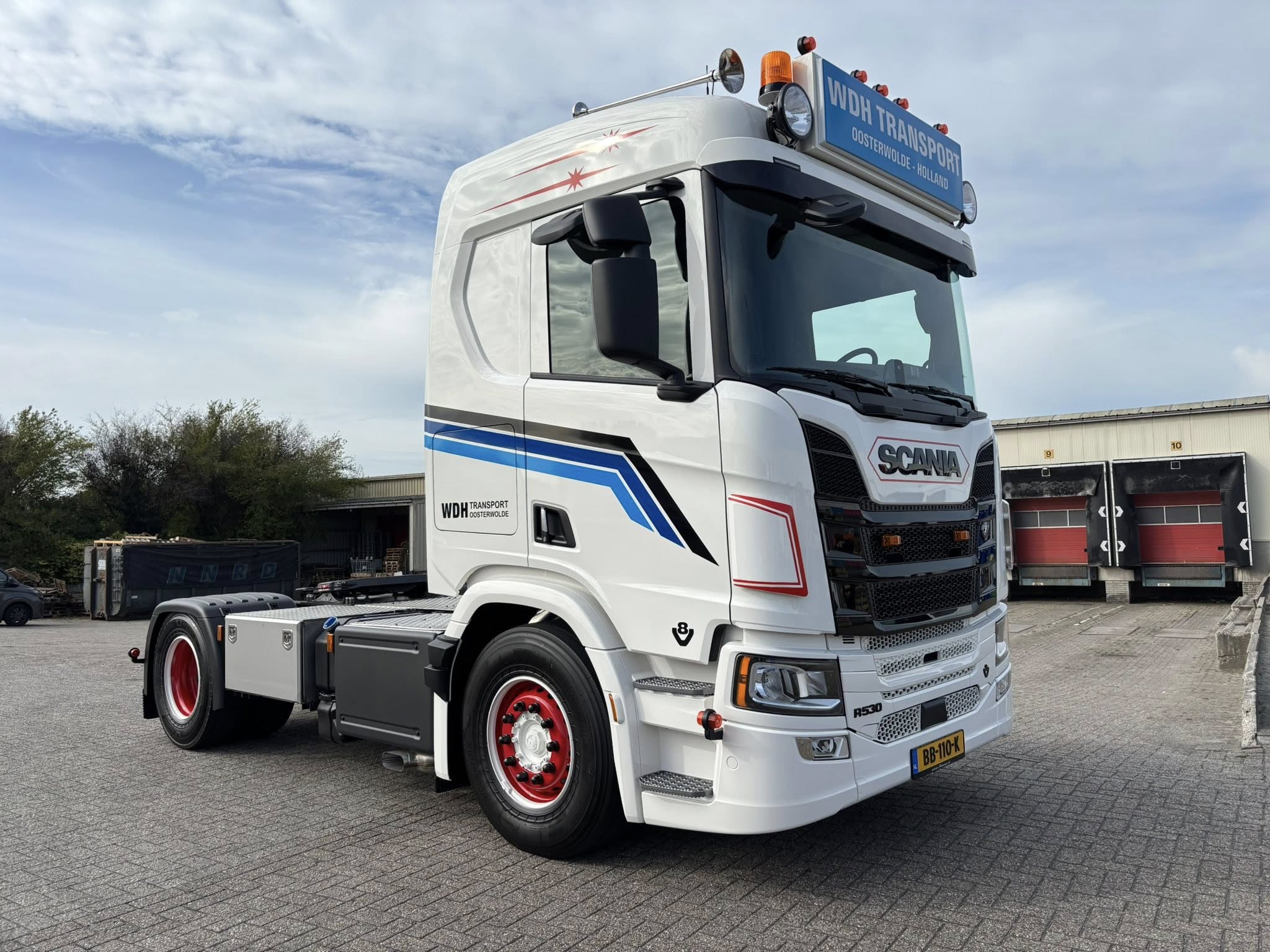 Scania R530 V8 voor WDH Transport