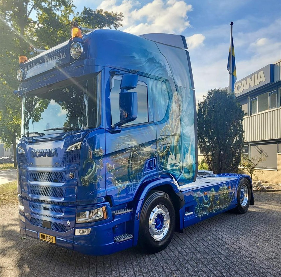 Oude tijden herleven bij de Scania van Wilbert Kuipers