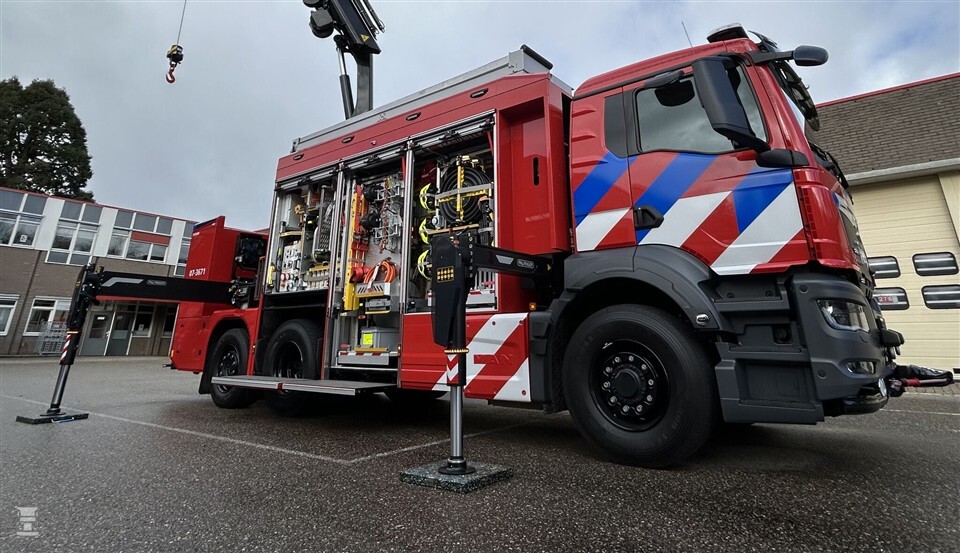 MAN kraanwagen voor de brandweer