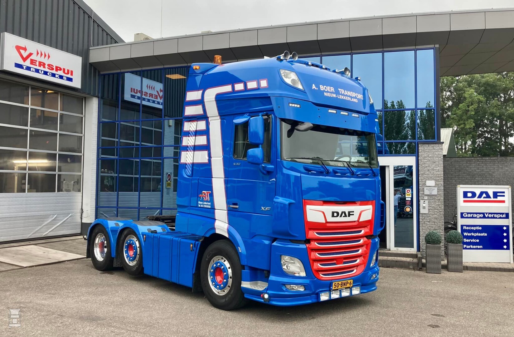 DAF XF530 FTG SSC voor A. Boer Transport