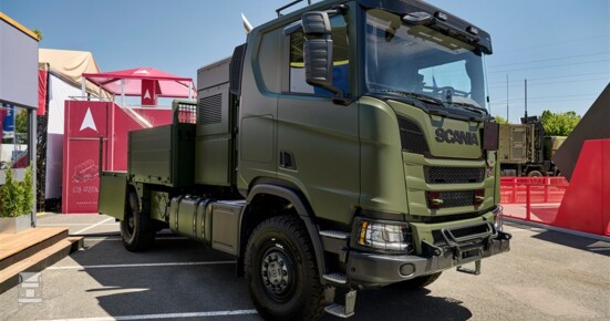 Hybride Scania voor het Zweedse leger